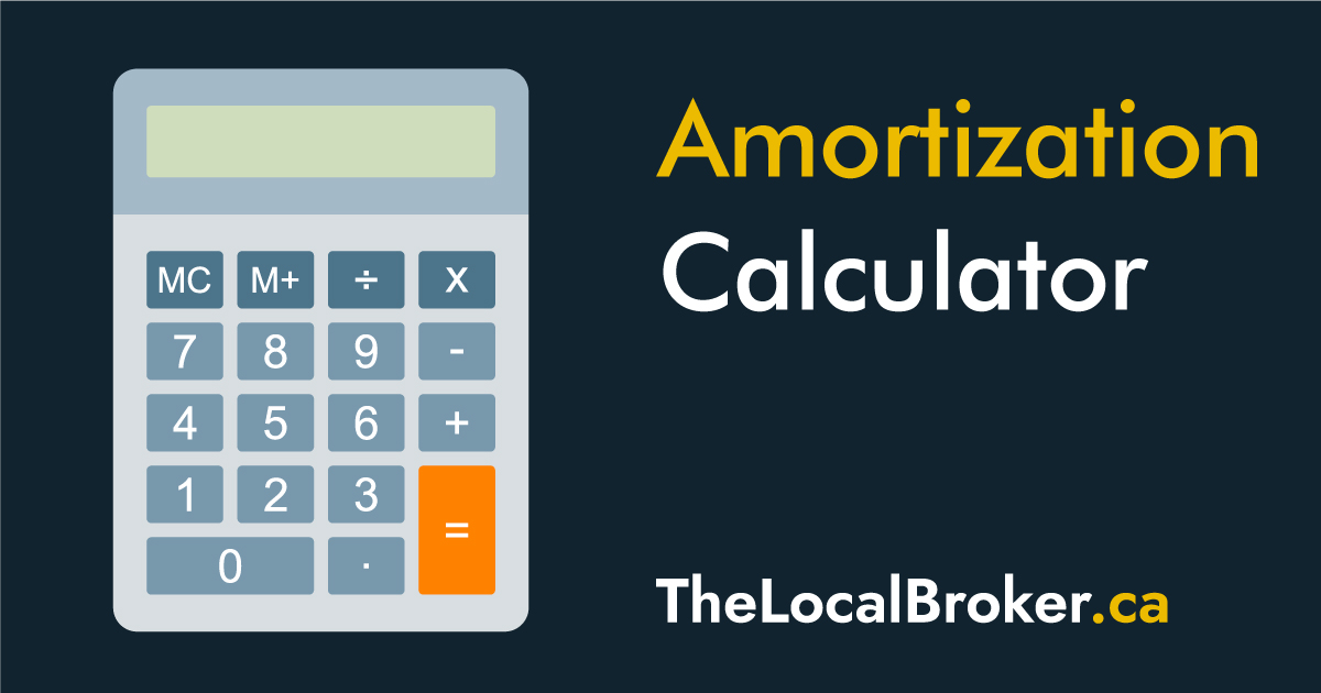 Mortgage Amortization Calculator - The Local Broker