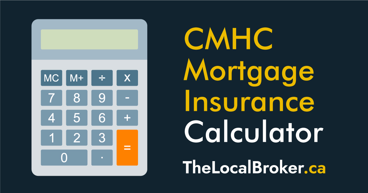 CMHC Mortgage Insurance Calculator & Guide (2025) – Costs, Rules & When ...